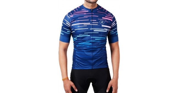 Buy ACTUO speed Racer Fit Men Cycling Jersey Infinity Blue Online in ...