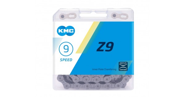 Buy KMC Z9 Bike Chain 9 Speed Grey Grey Online in india | wizbiker.com