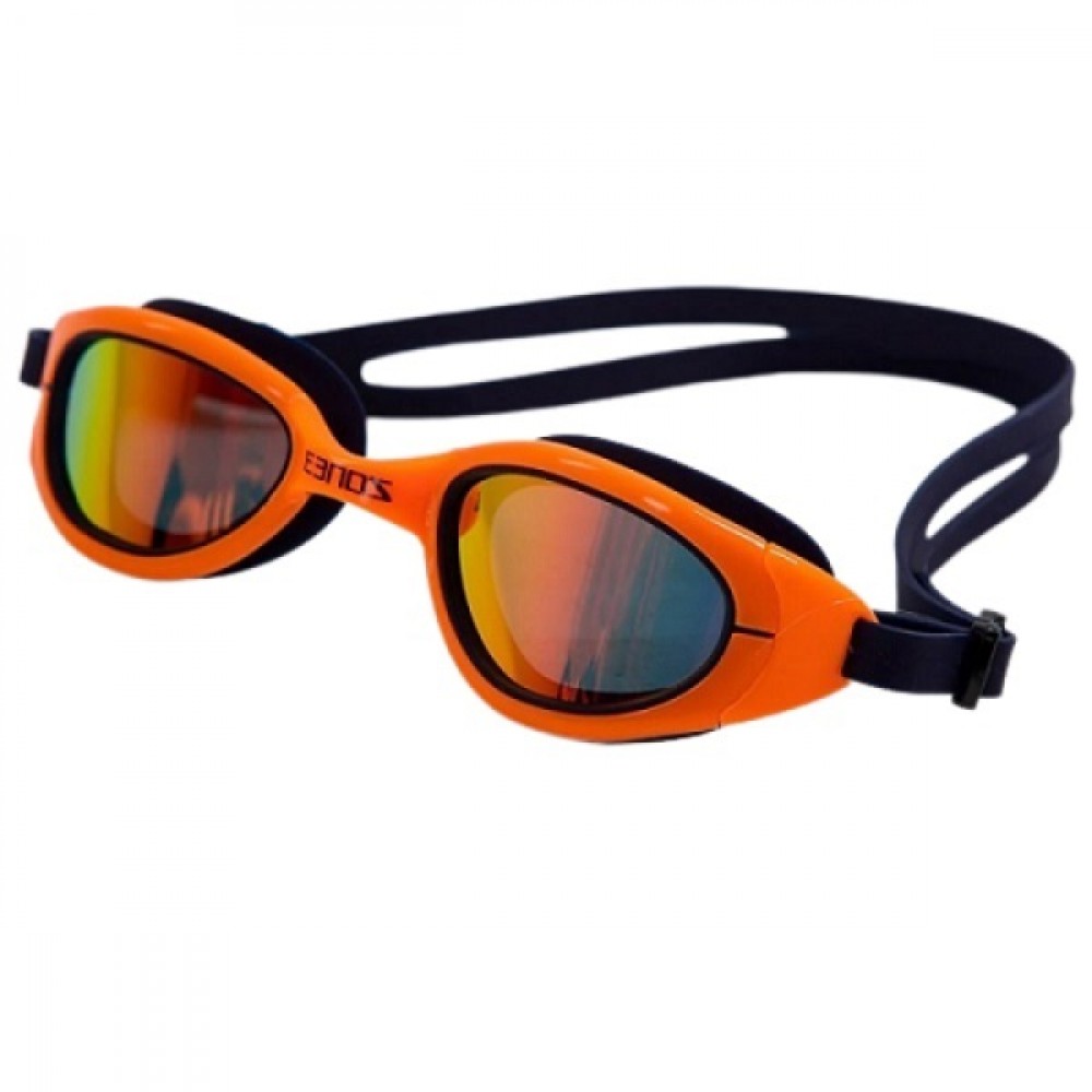 Buy Zone3 Attack Goggles Swimming Polarized Lens Navy-Neon Orange ...
